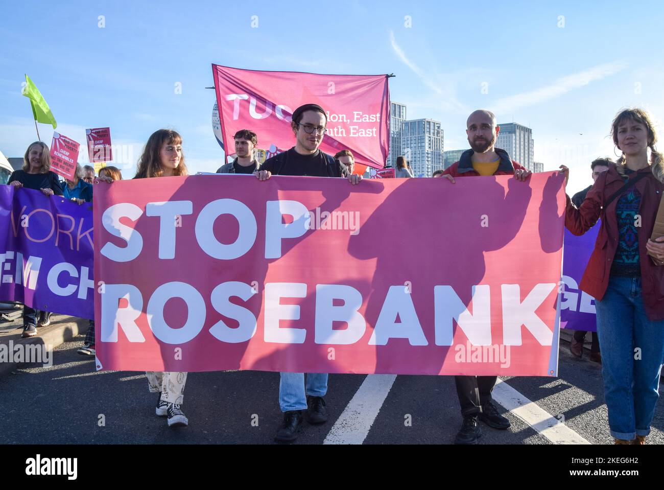 Rosebank protest hi-res stock photography and images - Alamy