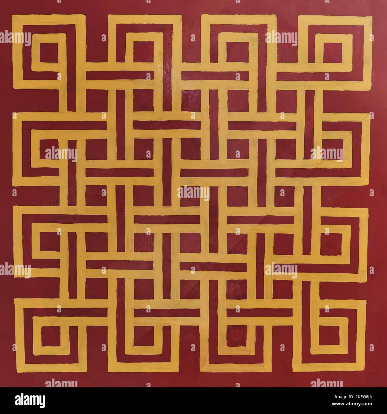 Wicker is an ancient geometric Buryat traditional ornament Stock Photo ...