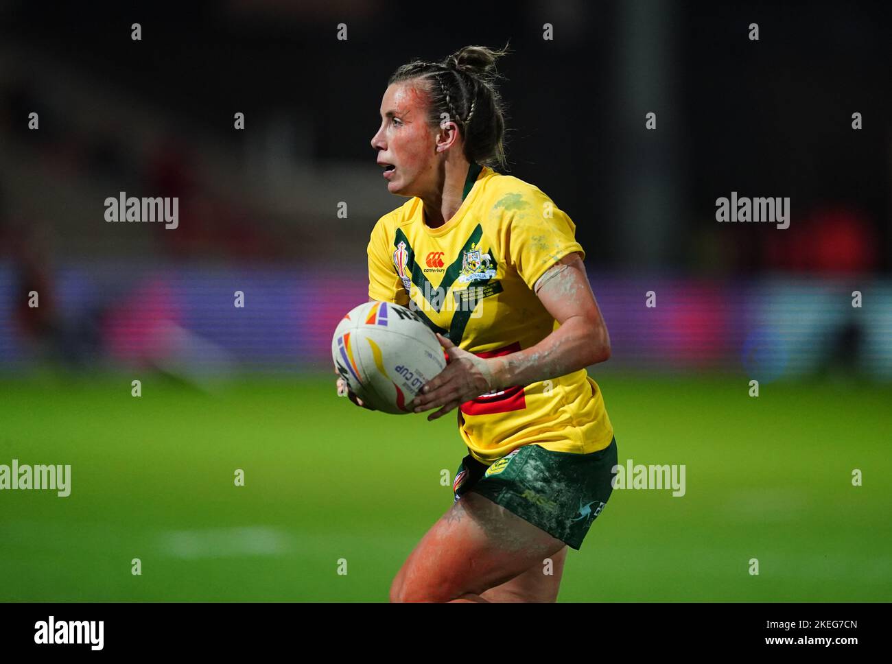 Australia's Samantha Bremner during the Women's Rugby League World Cup ...