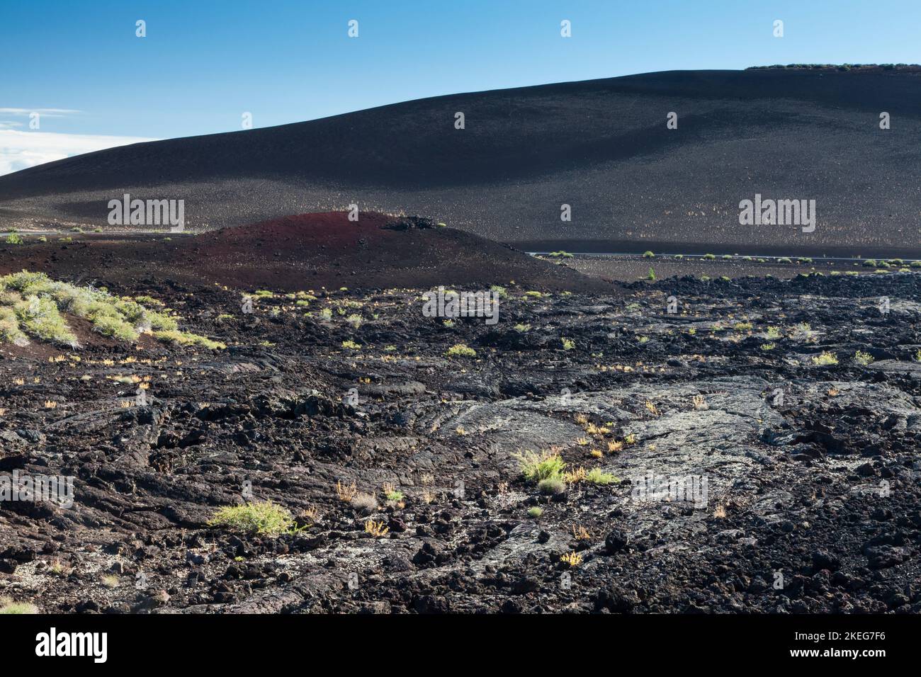 Rugged Terrain in Craters of the Moon National Monument and Preserve in ...