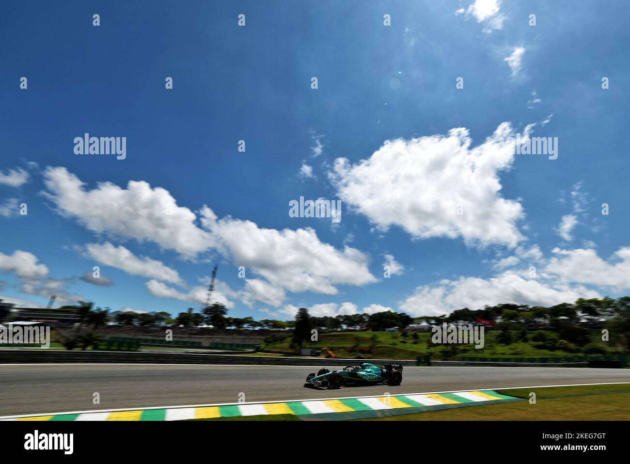Sao Paulo, Brazil. 12th Nov, 2022. Lance Stroll (CDN) Aston Martin F1 ...