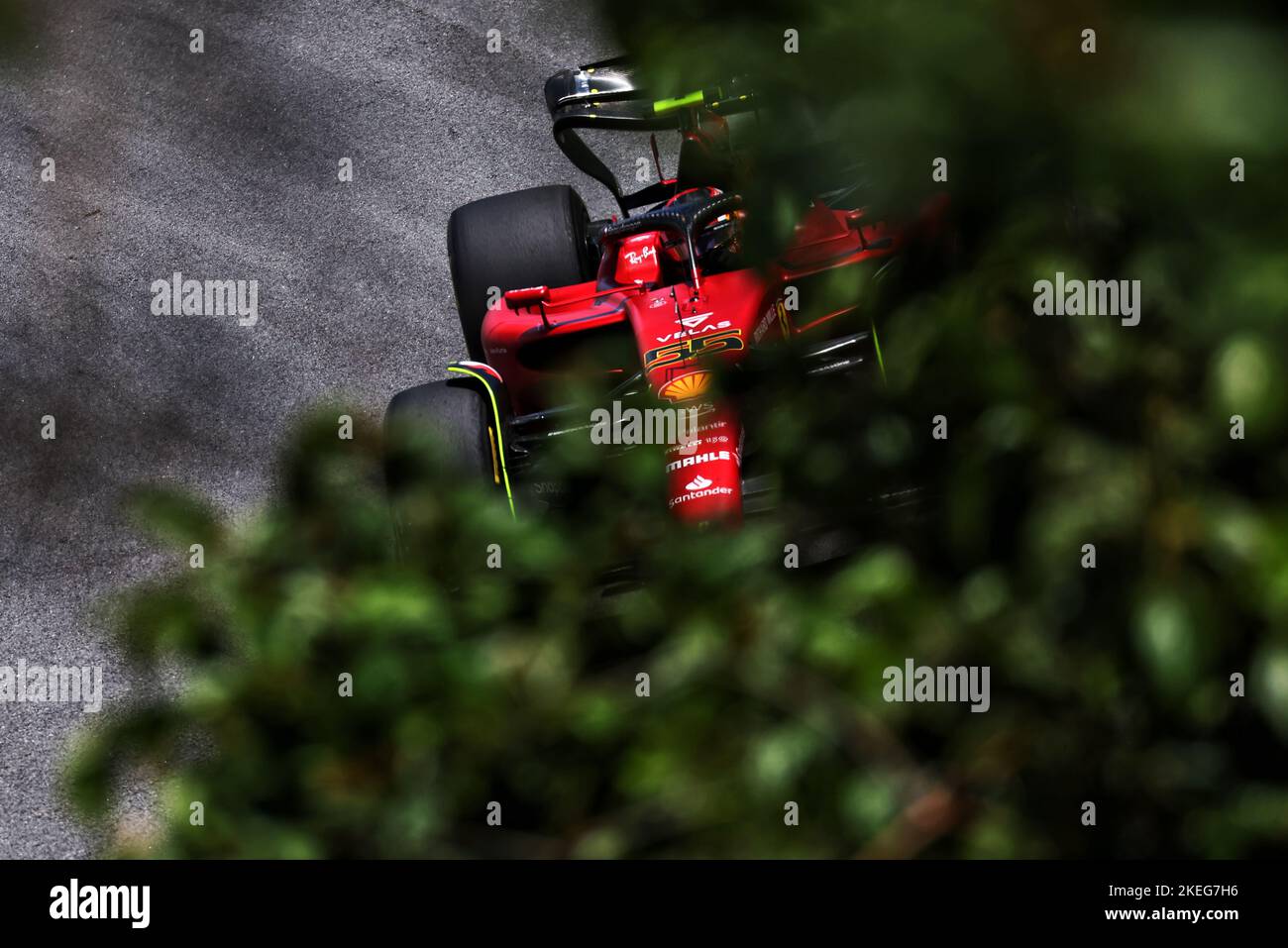 Sao Paulo, Brazil. 12th Nov, 2022. Carlos Sainz Jr (ESP) Ferrari F1-75 ...