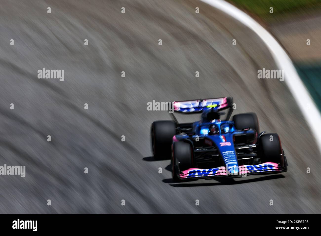 Sao Paulo, Brazil. 12th Nov, 2022. Esteban Ocon (FRA) Alpine F1 Team ...