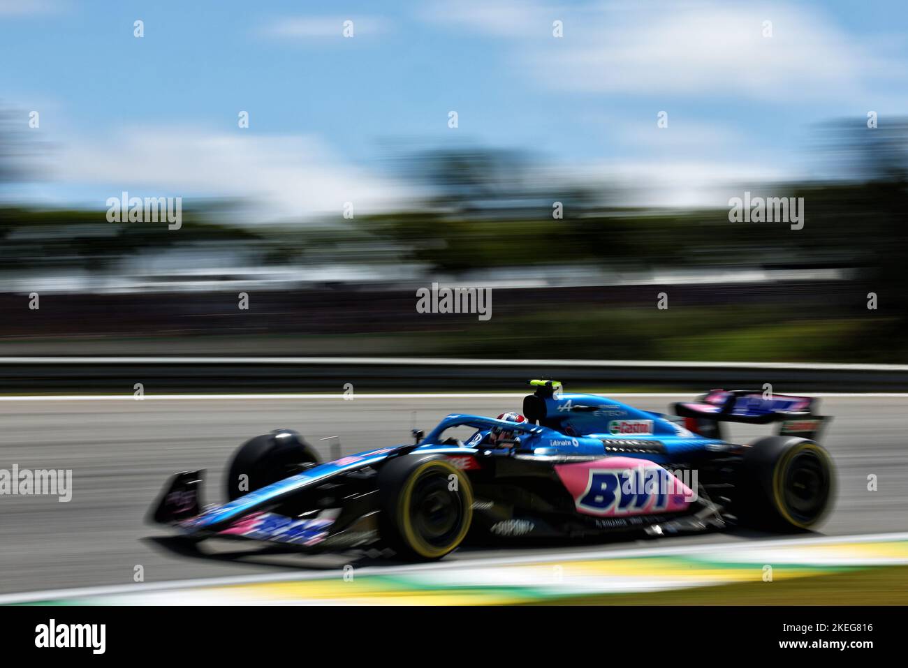 Sao Paulo, Brazil. 12th Nov, 2022. Esteban Ocon (FRA) Alpine F1 Team ...