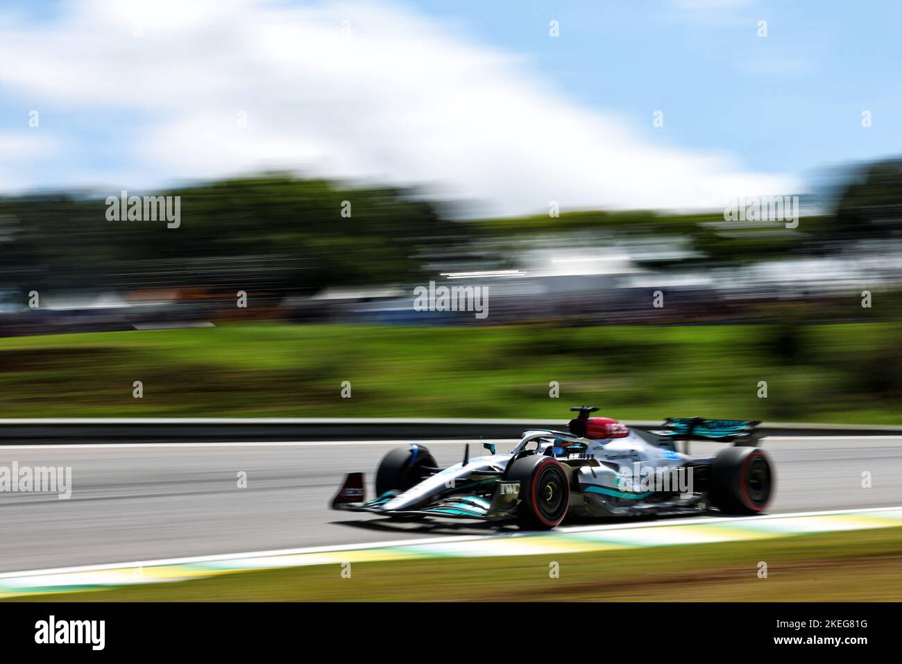 Sao Paulo, Brazil. 12th Nov, 2022. George Russell (GBR) Mercedes AMG F1 ...