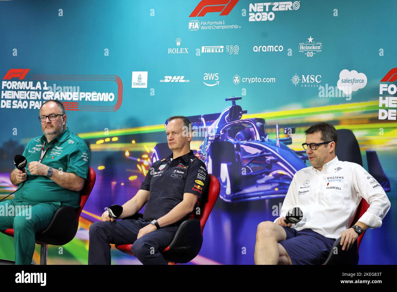 FIA presse conference with from left to right: Tom McCullough (GBR ...