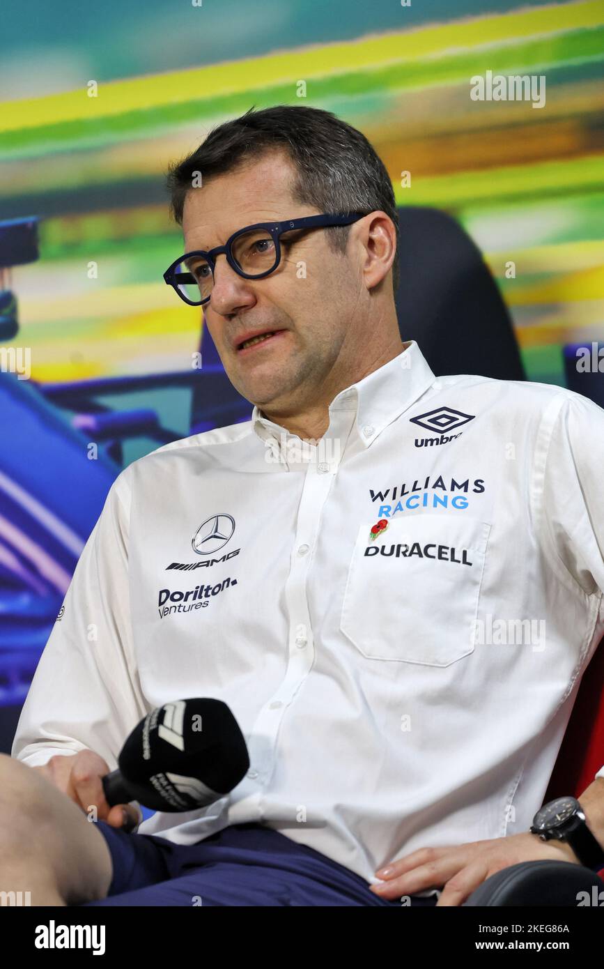 FIA presse conference with FX Demaison (FRA) Williams Racing Technical ...