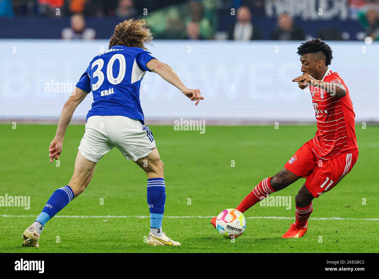 GELSENKIRCHEN, GERMANY - NOVEMBER 12: Alex Kral of FC Schalke 04 ...