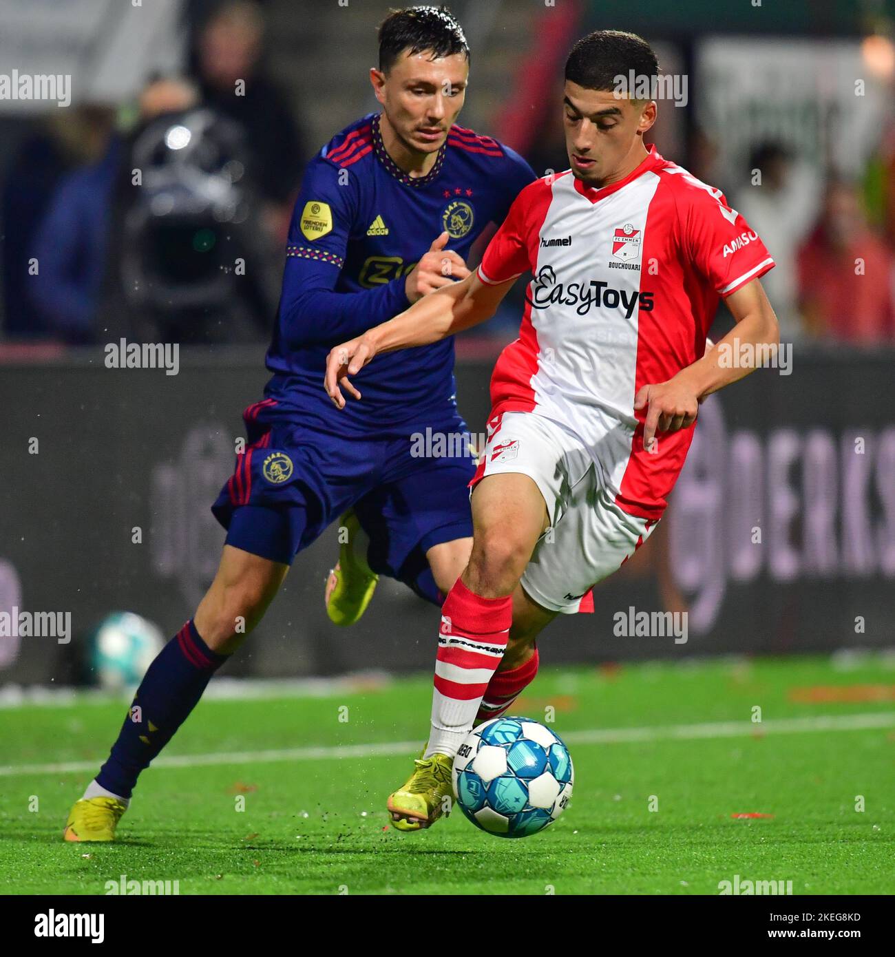 EMMEN, 12-11-2022, football, Stadion De Oude Meerdijk, Dutch Eredivisie ...
