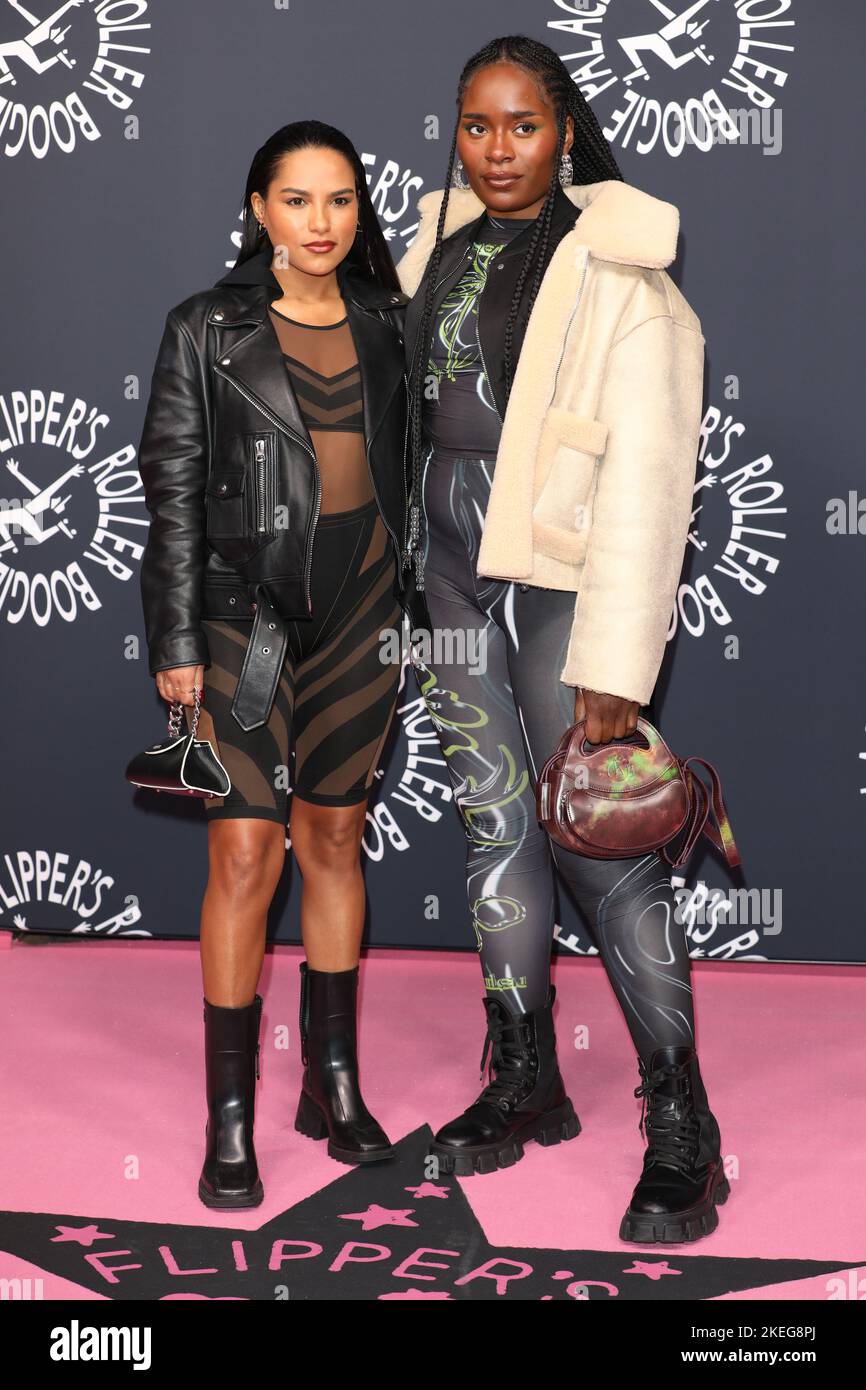 Saffron Hocking attends the Opening of Flipper's Roller Boogie Palace ...