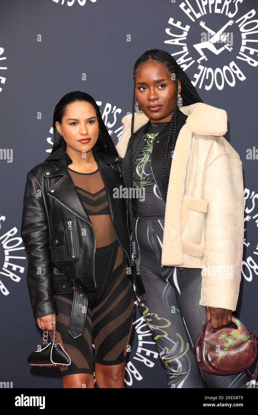 Saffron Hocking attends the Opening of Flipper's Roller Boogie Palace ...