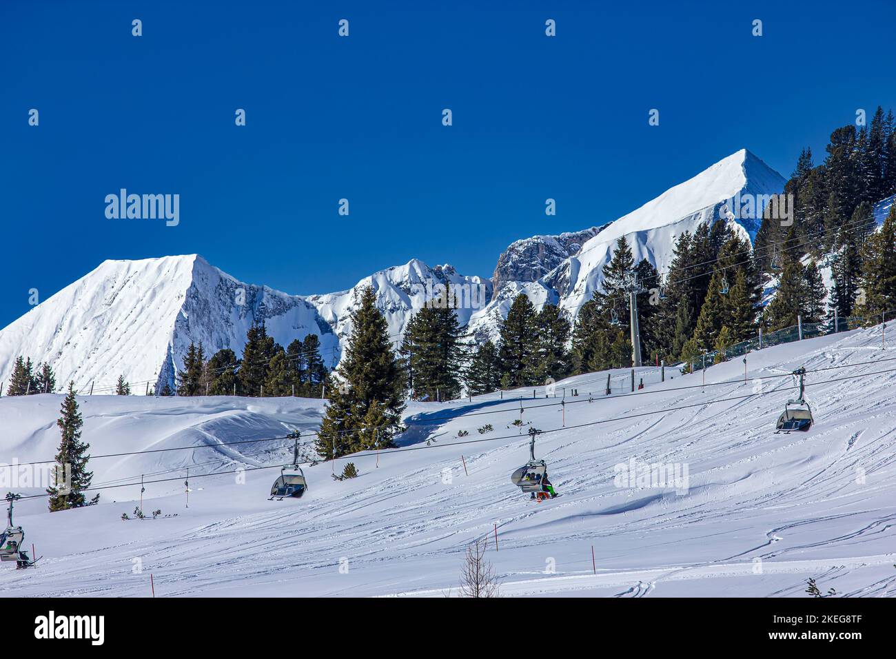 Ski resort Obertauern in Austrian alps Stock Photo - Alamy