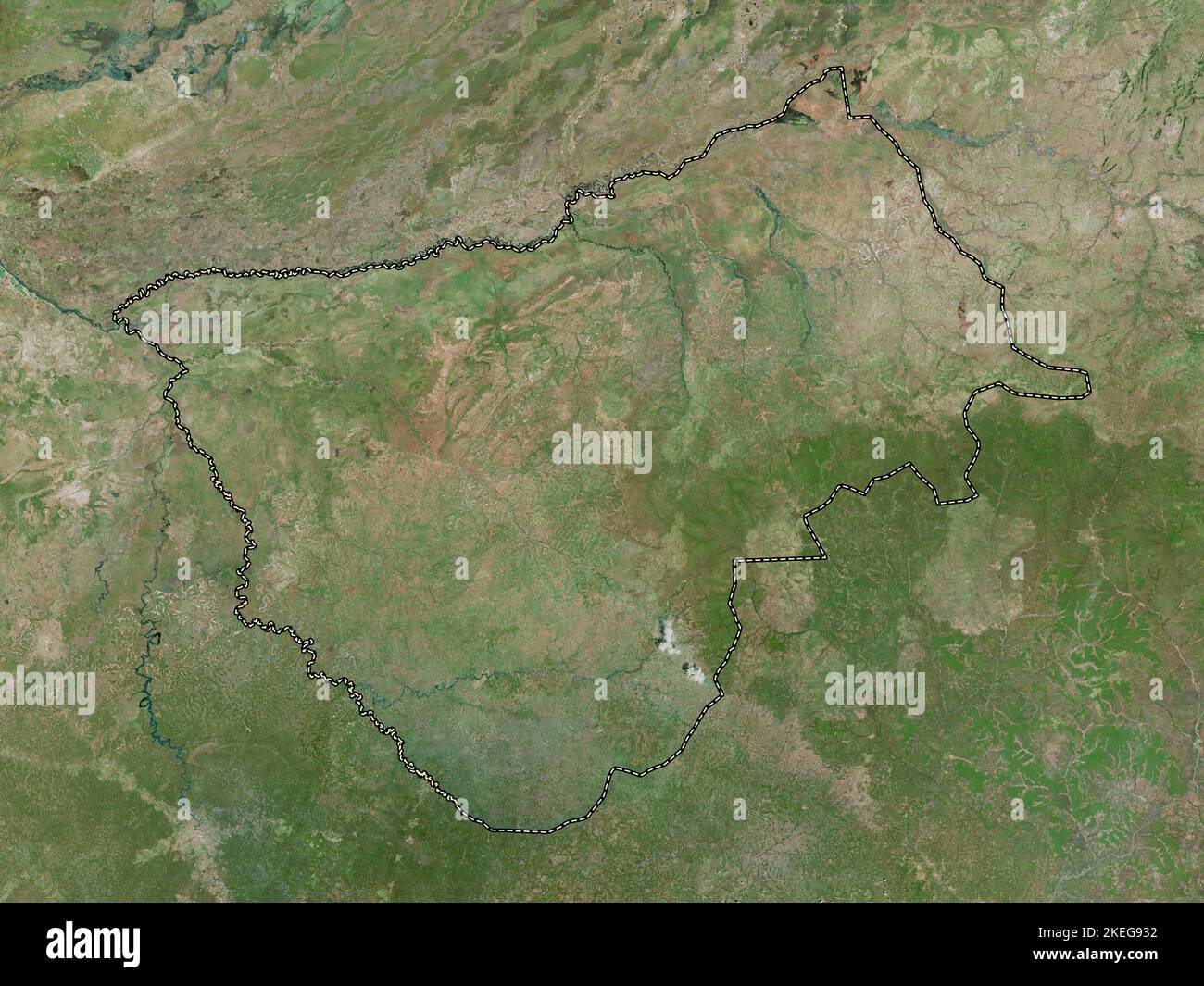 Bamingui-Bangoran, prefecture of Central African Republic. High ...