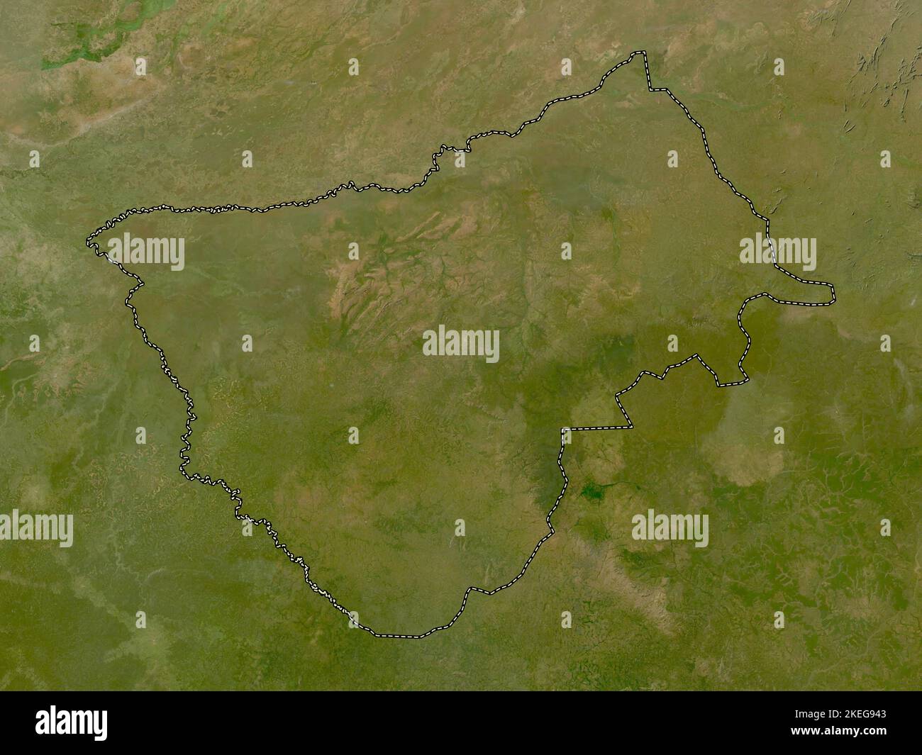 Bamingui-Bangoran, prefecture of Central African Republic. Low ...