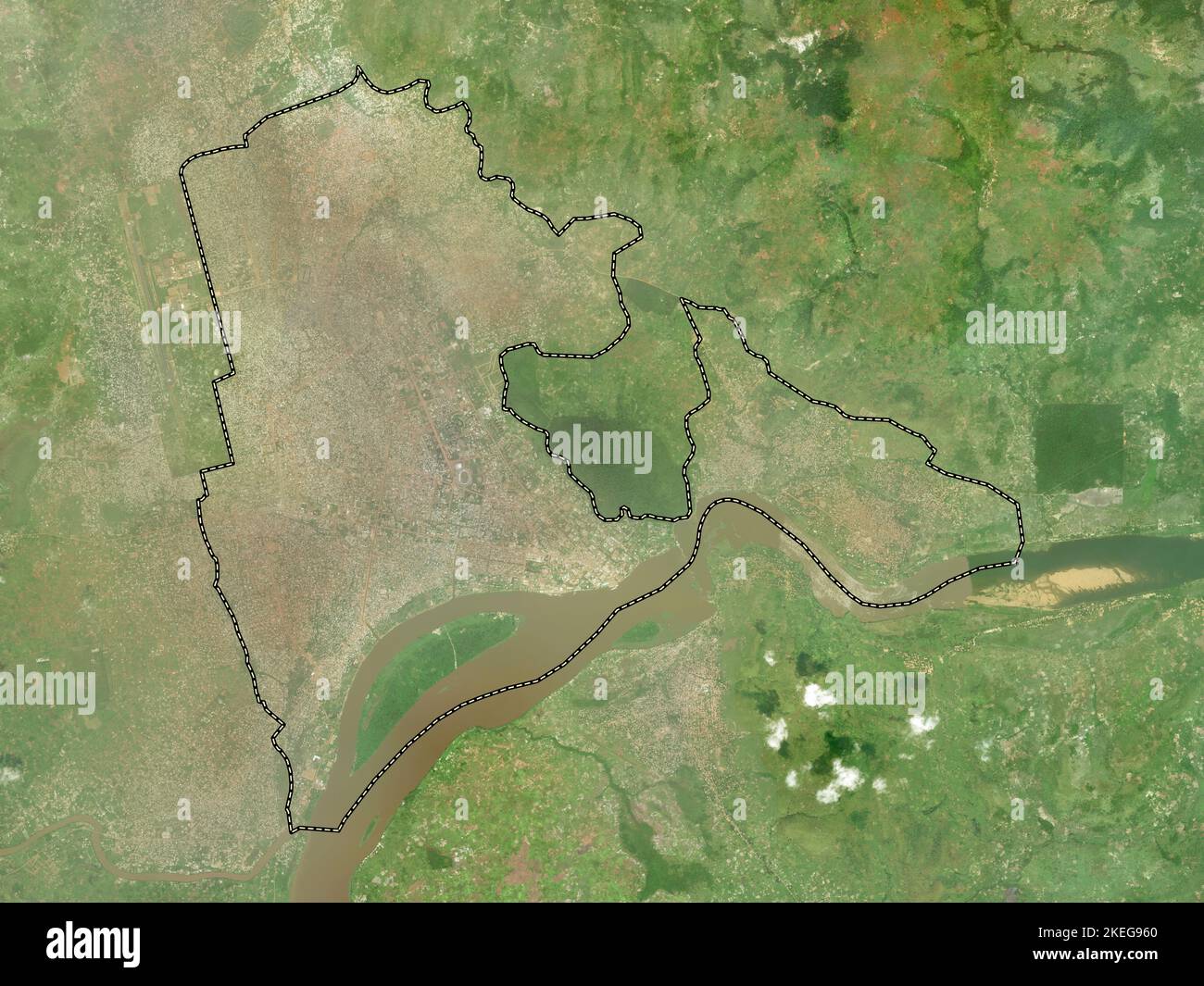 Bangui, autonomous commune of Central African Republic. High resolution ...