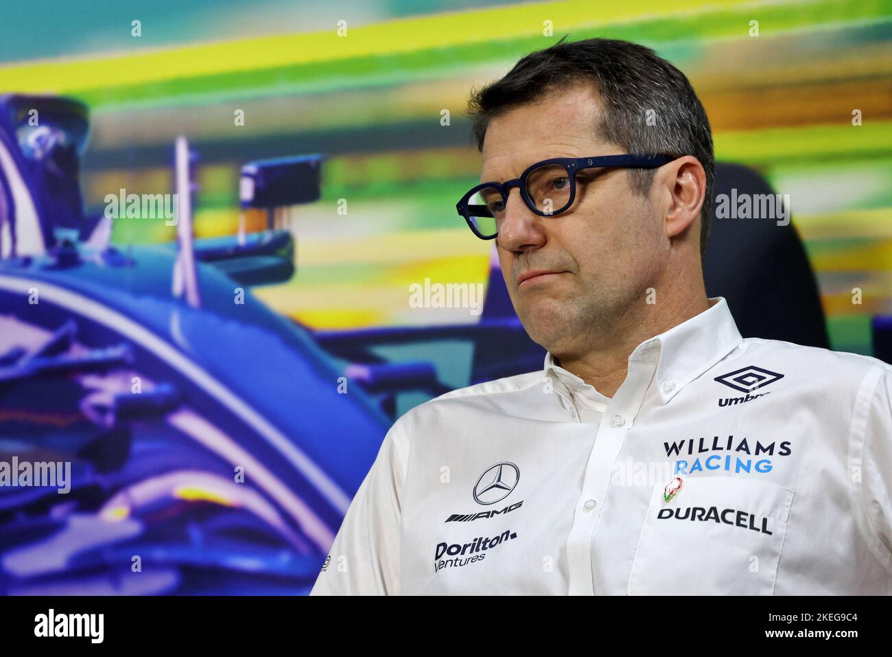 FIA presse conference with FX Demaison (FRA) Williams Racing Technical ...