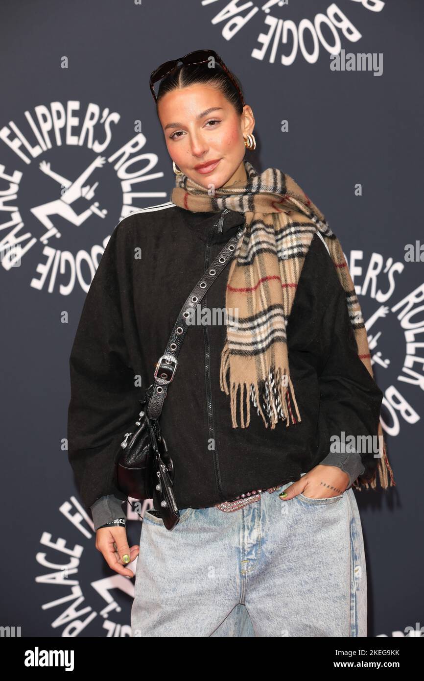 Parisa Wilkinson attends the Opening of Flipper's Roller Boogie Palace ...