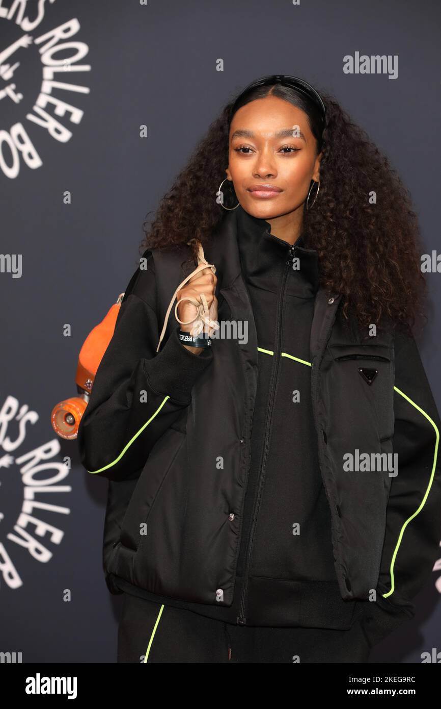 Cheyenne Maya-Carty attends the Opening of Flipper's Roller Boogie ...