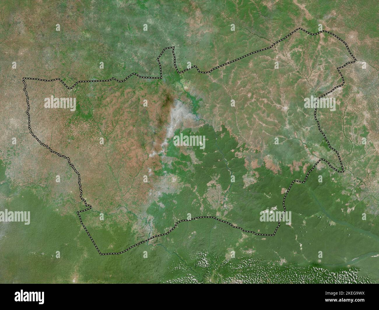 Mambere-Kadei, prefecture of Central African Republic. High resolution ...