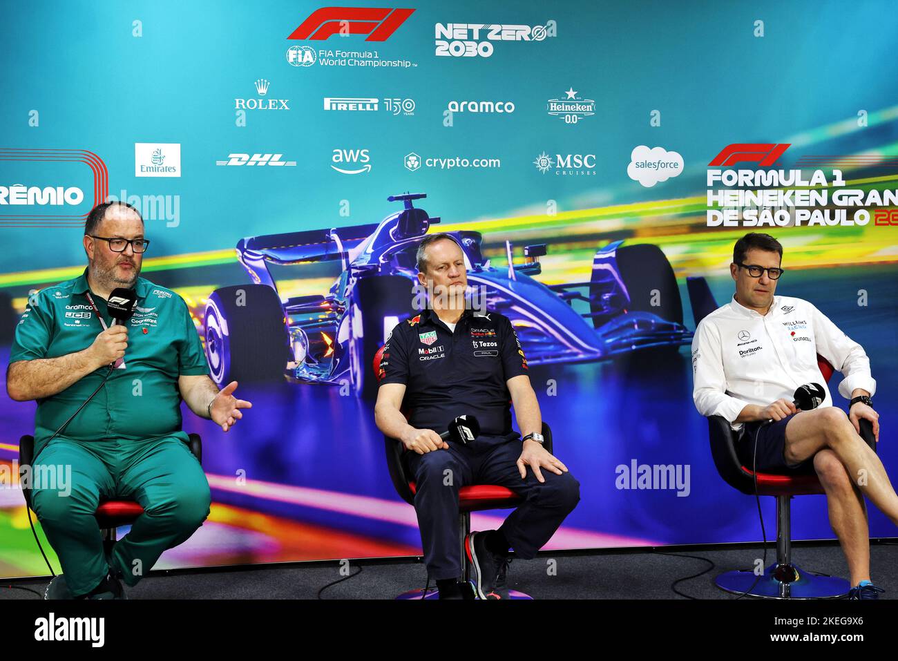 FIA presse conference with from left to right: Tom McCullough (GBR ...