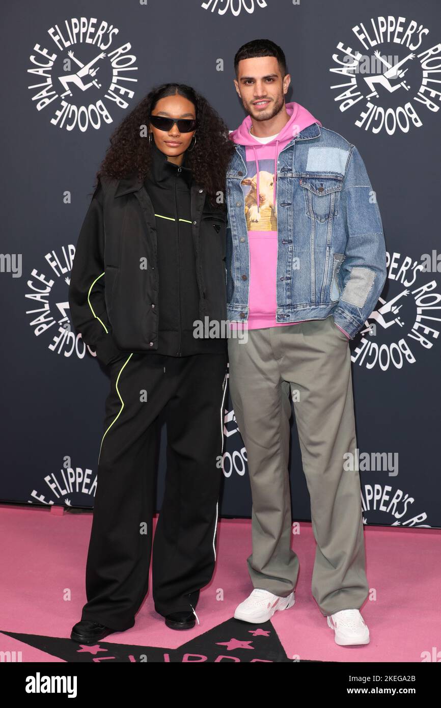 Cheyenne Maya-Carty attends the Opening of Flipper's Roller Boogie ...