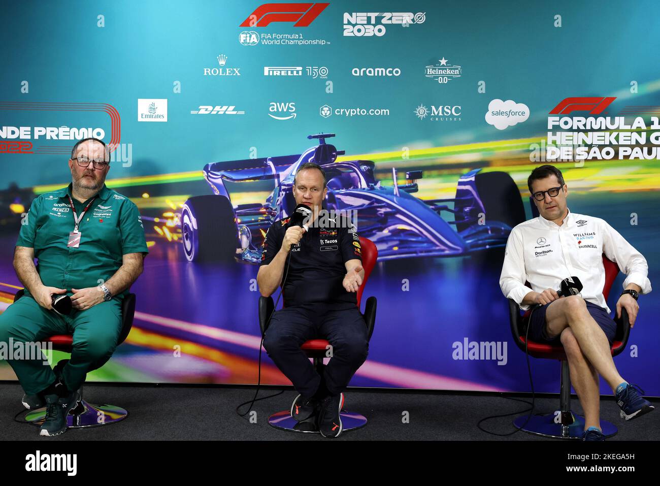 FIA presse conference with from left to right: Tom McCullough (GBR ...