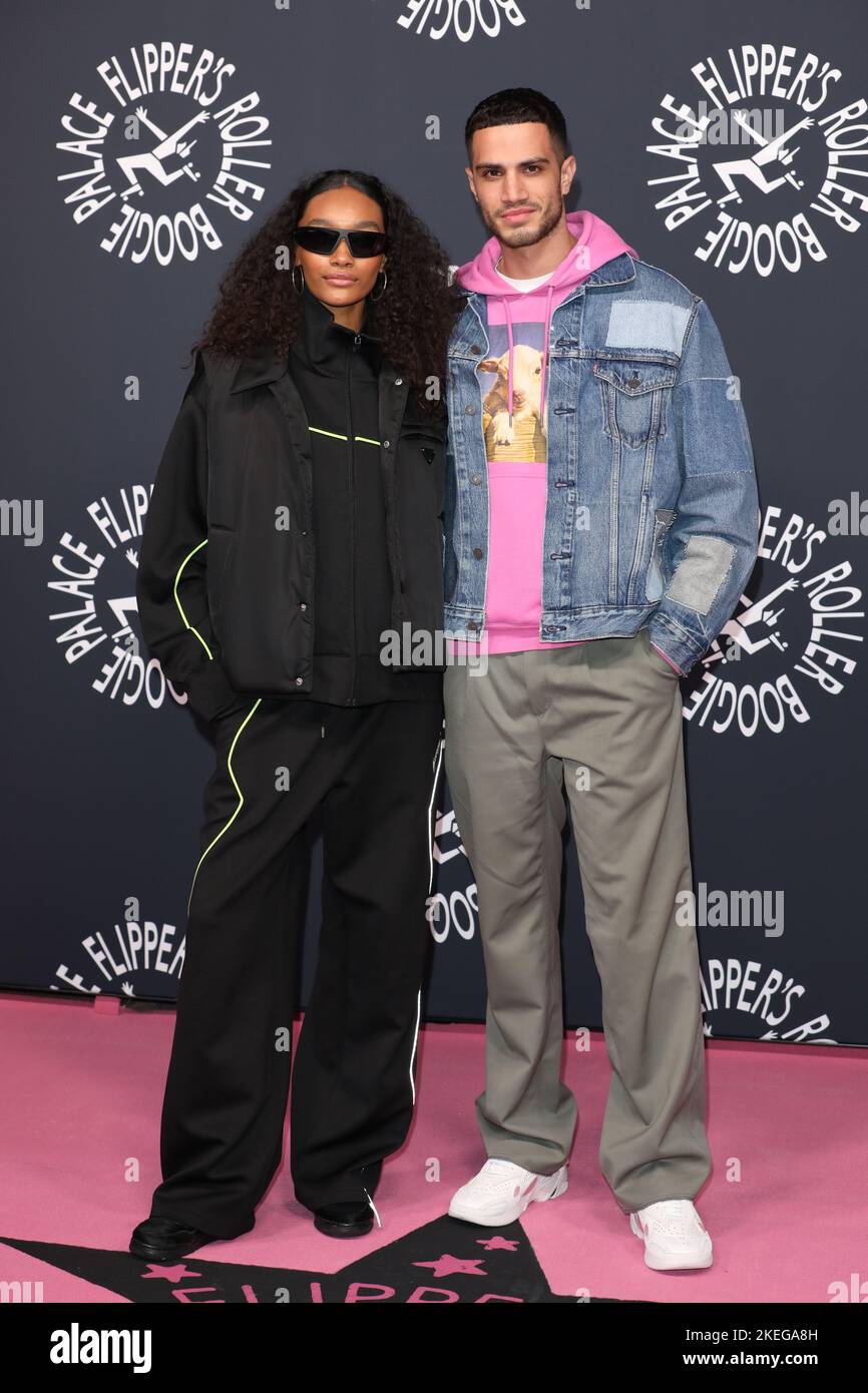 Cheyenne Maya-Carty attends the Opening of Flipper's Roller Boogie ...