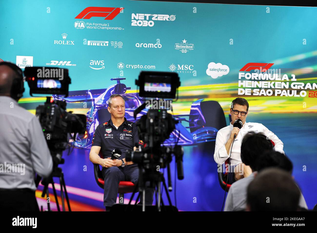 FIA presse conference with from left to right: Tom McCullough (GBR ...