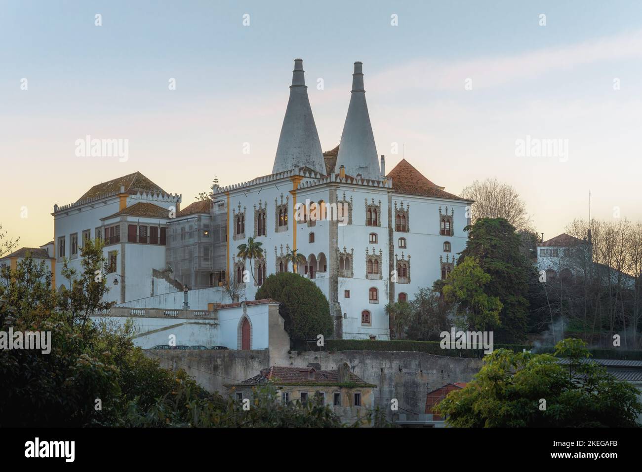 National Palace of Sintra - Sintra, Portugal Stock Photo - Alamy