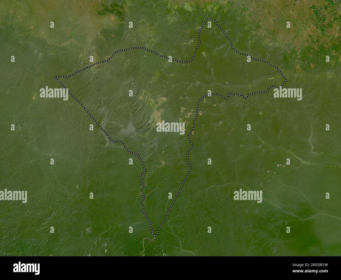 Sangha-Mbaere, economic prefecture of Central African Republic. Low ...