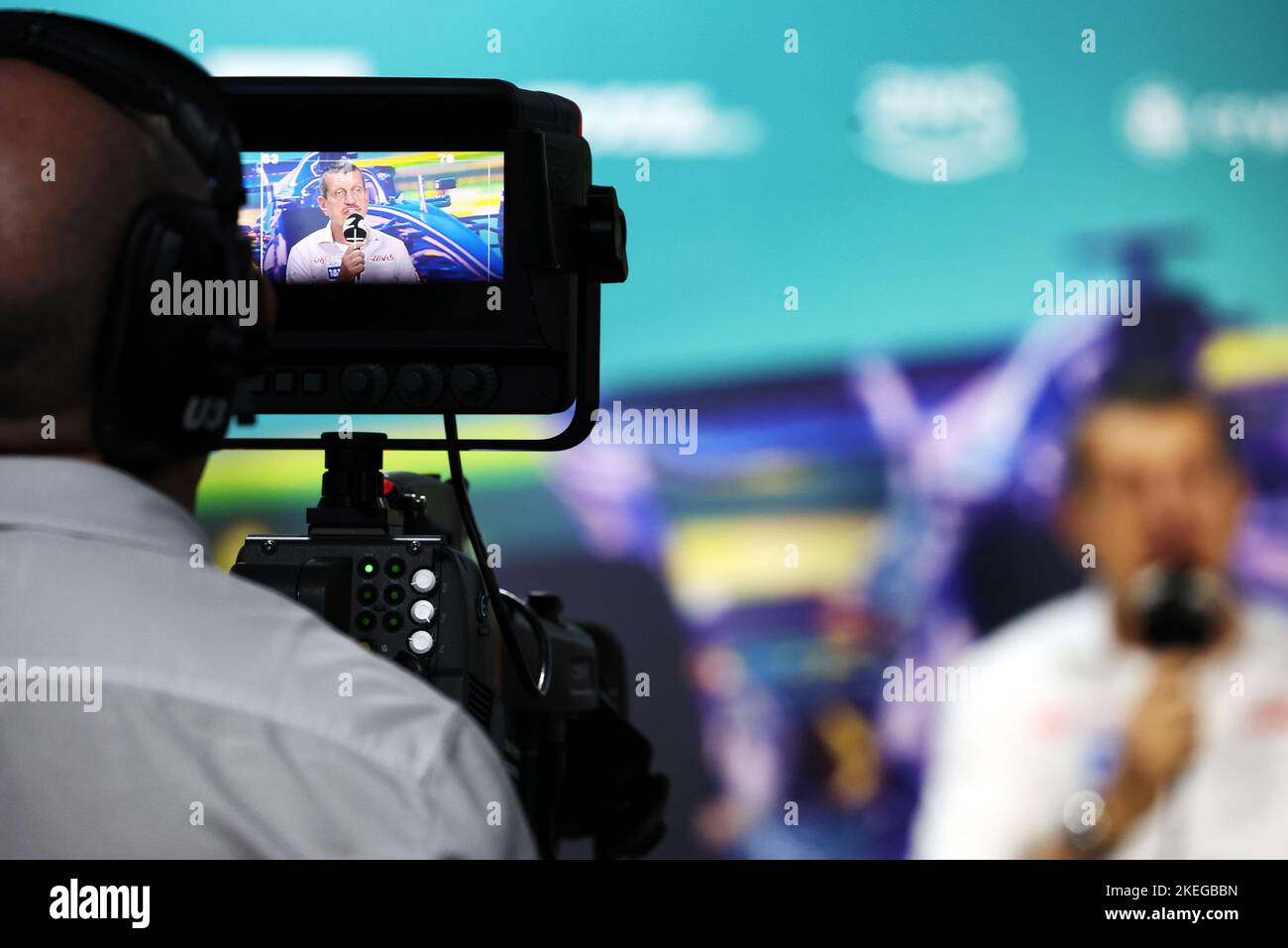 FIA presse conference with Guenther Steiner (ITA) Haas F1 Team ...