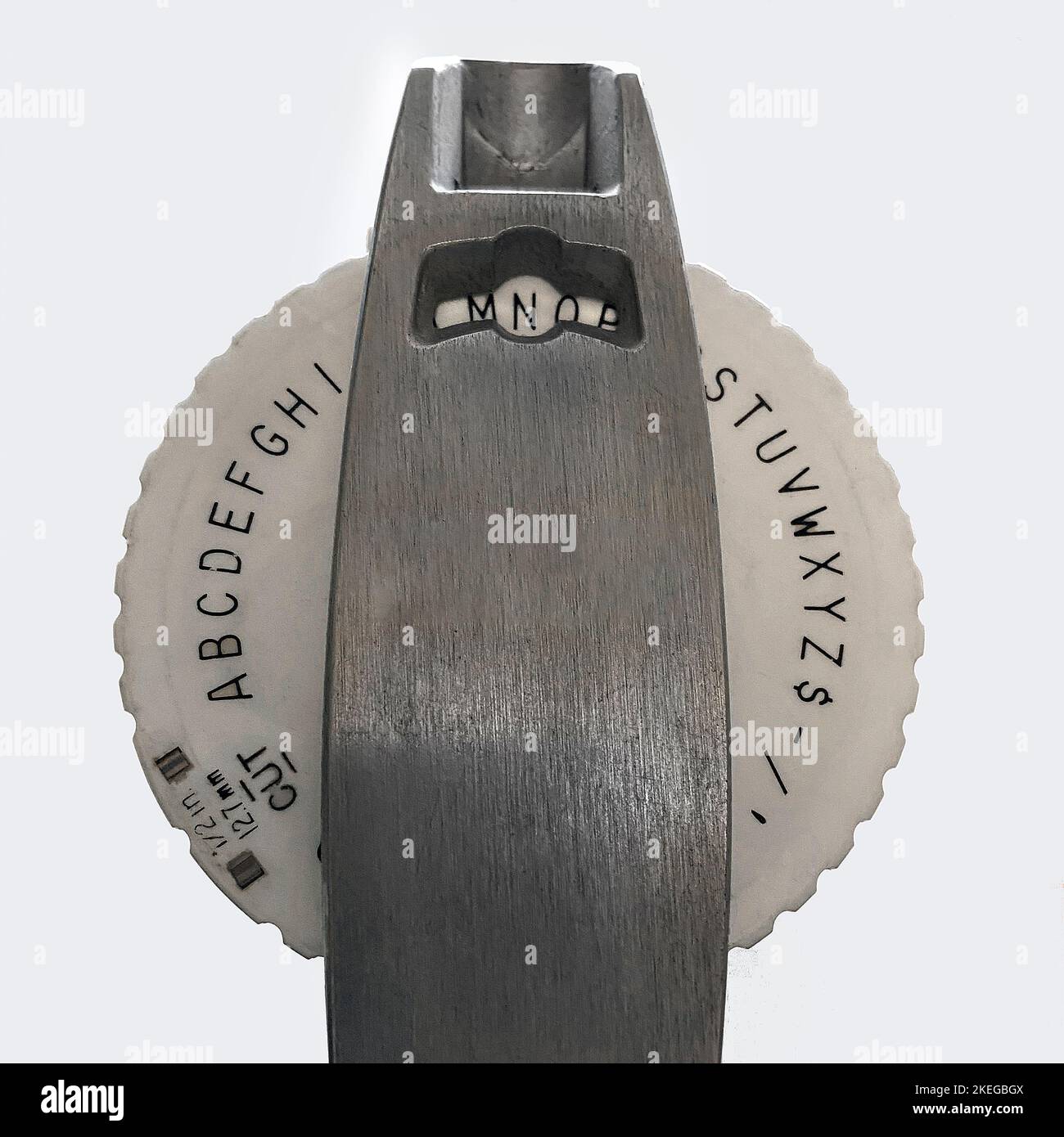 Vintage Label Maker Stock Photo - Alamy