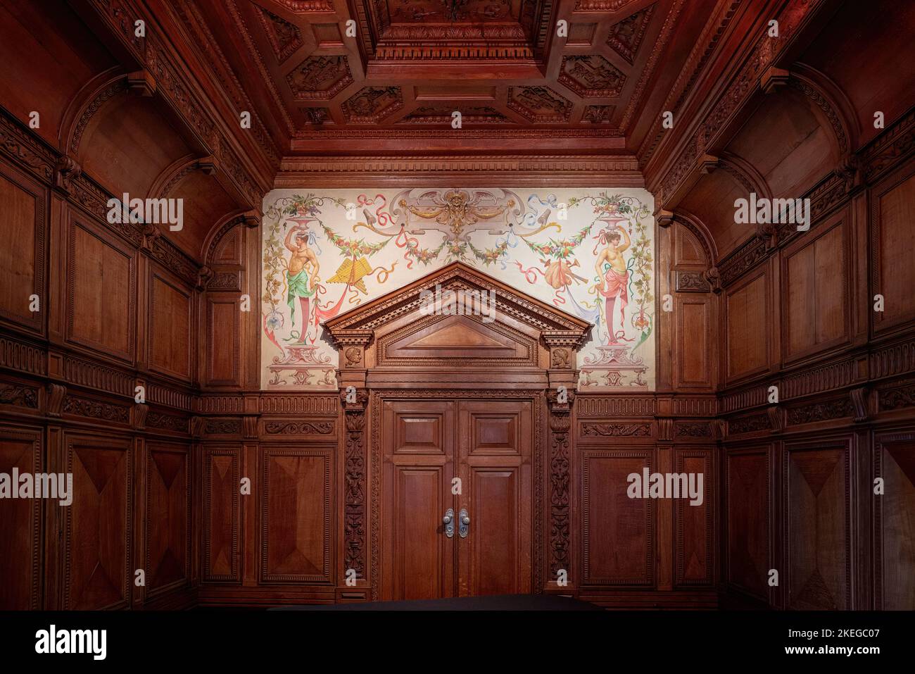 Renaissance Room (or Visiting Room) at Palace of Quinta da Regaleira ...