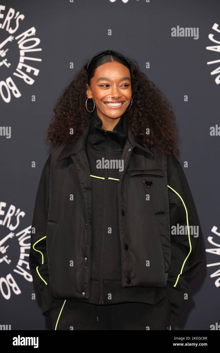 Cheyenne Maya-Carty attends the Opening of Flipper's Roller Boogie ...