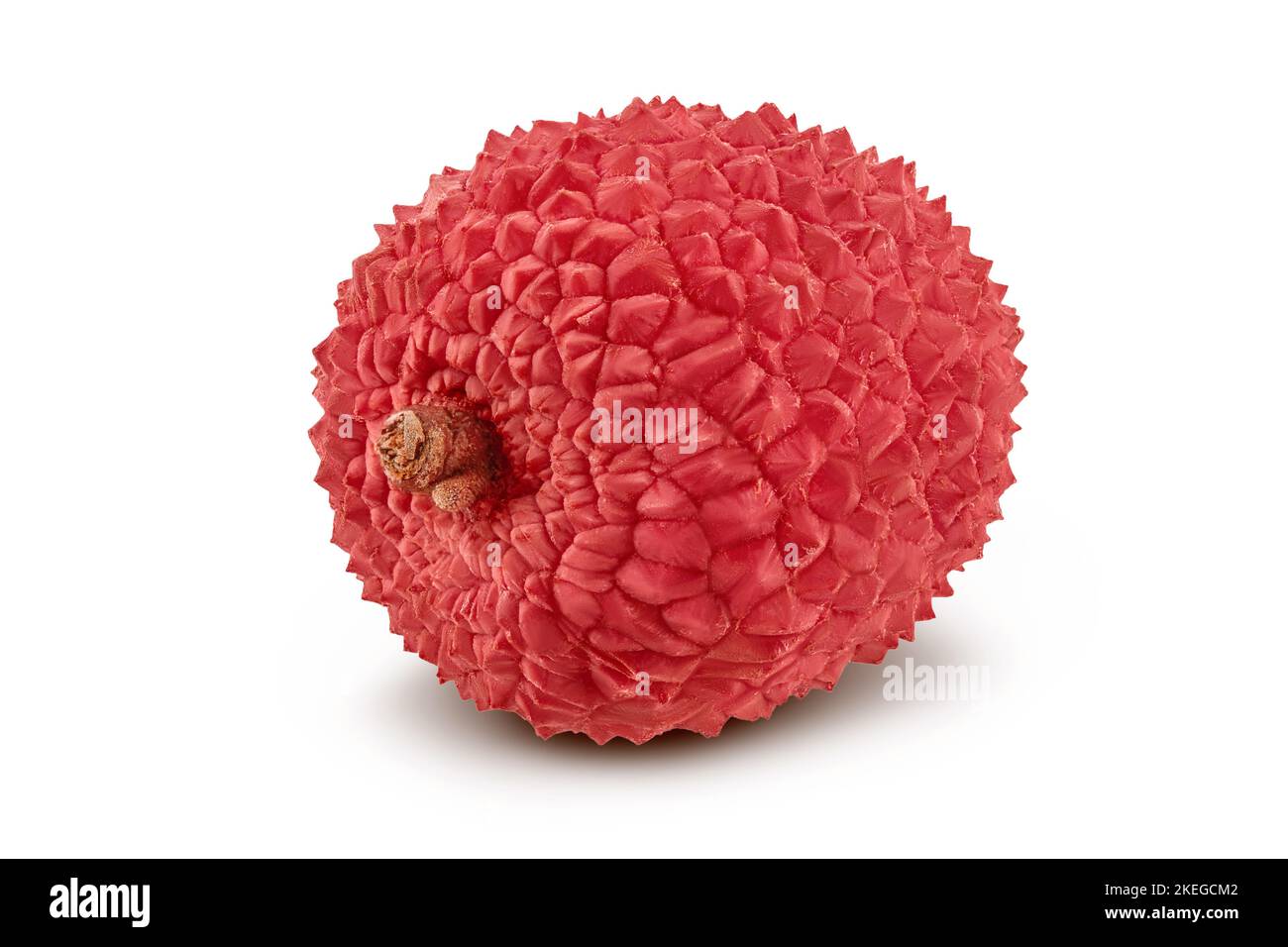 lychee fruit isolated on white background with full depth of field ...