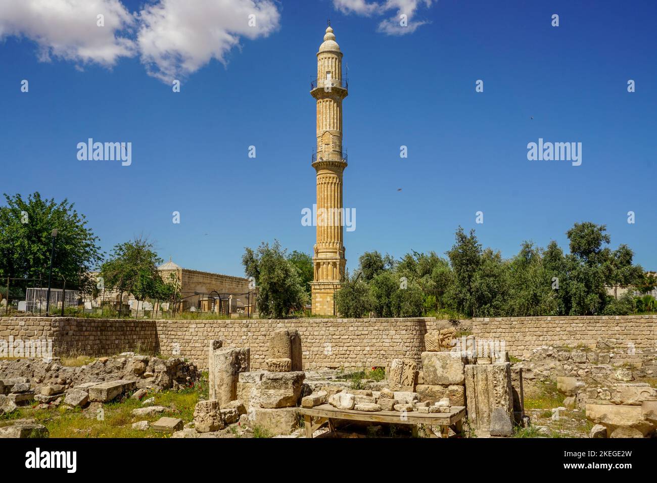 A Mor Yakub Saint Jacob church building facade in Nusaybin Stock Photo ...