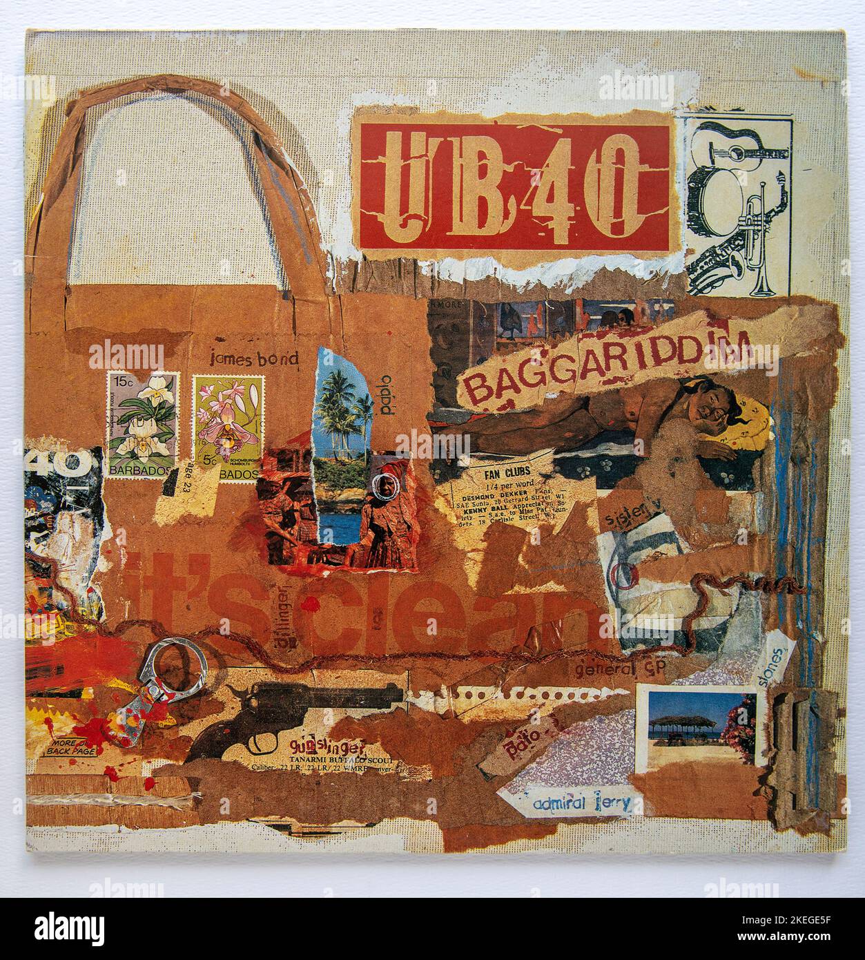 LP cover of Baggariddim, the sixth studio album by UB40. which was ...