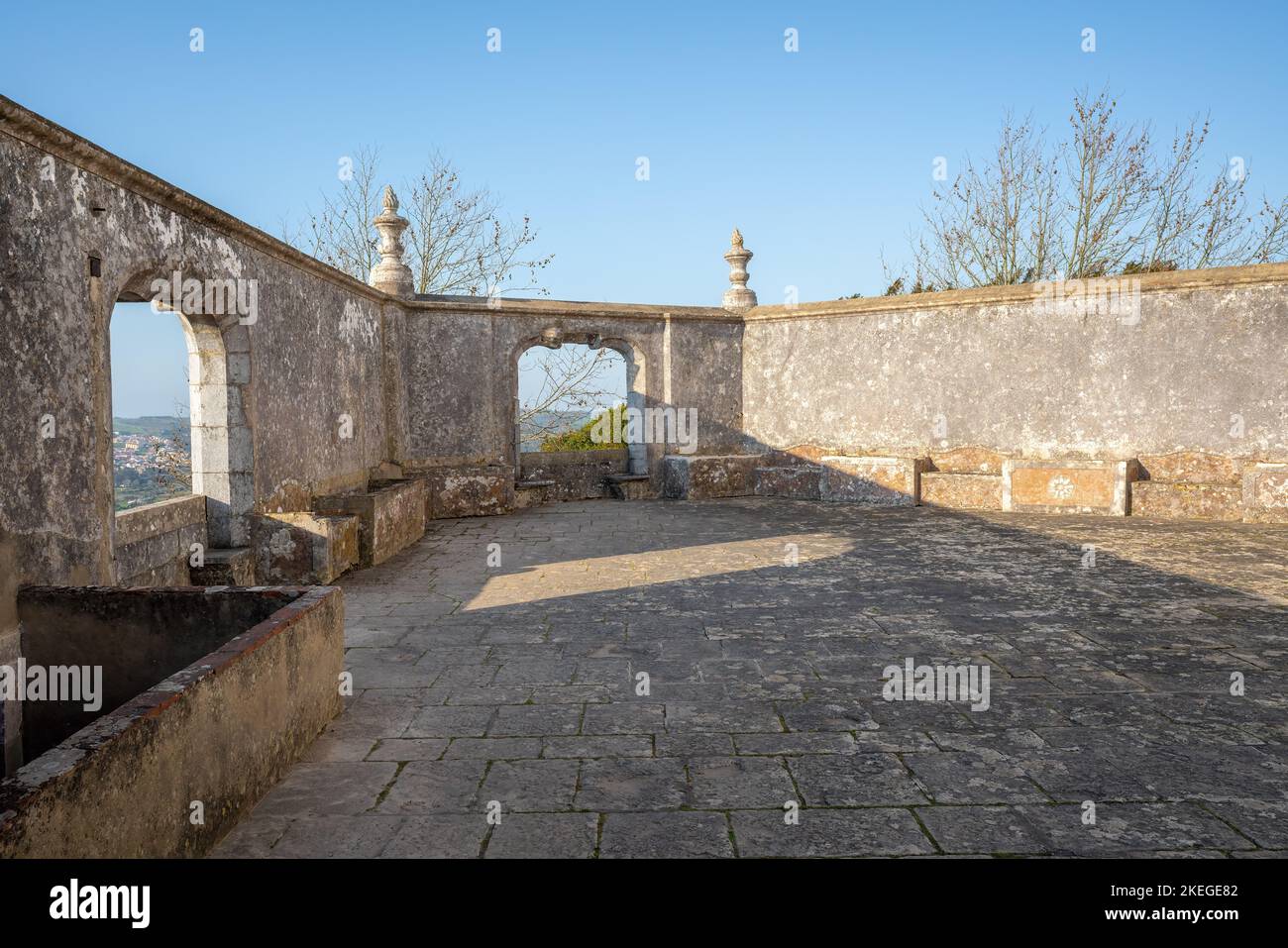 Tanquinhos Patio at National Palace of Sintra - Sintra, Portugal Stock ...