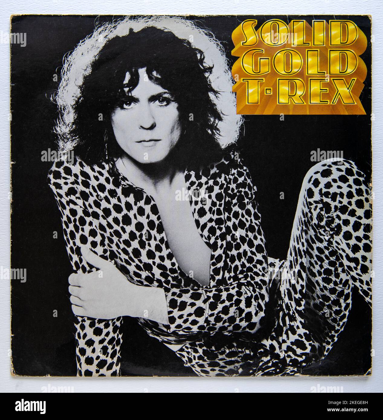 LP cover the Solid Gold greatest hits album by T-Rex, which was ...