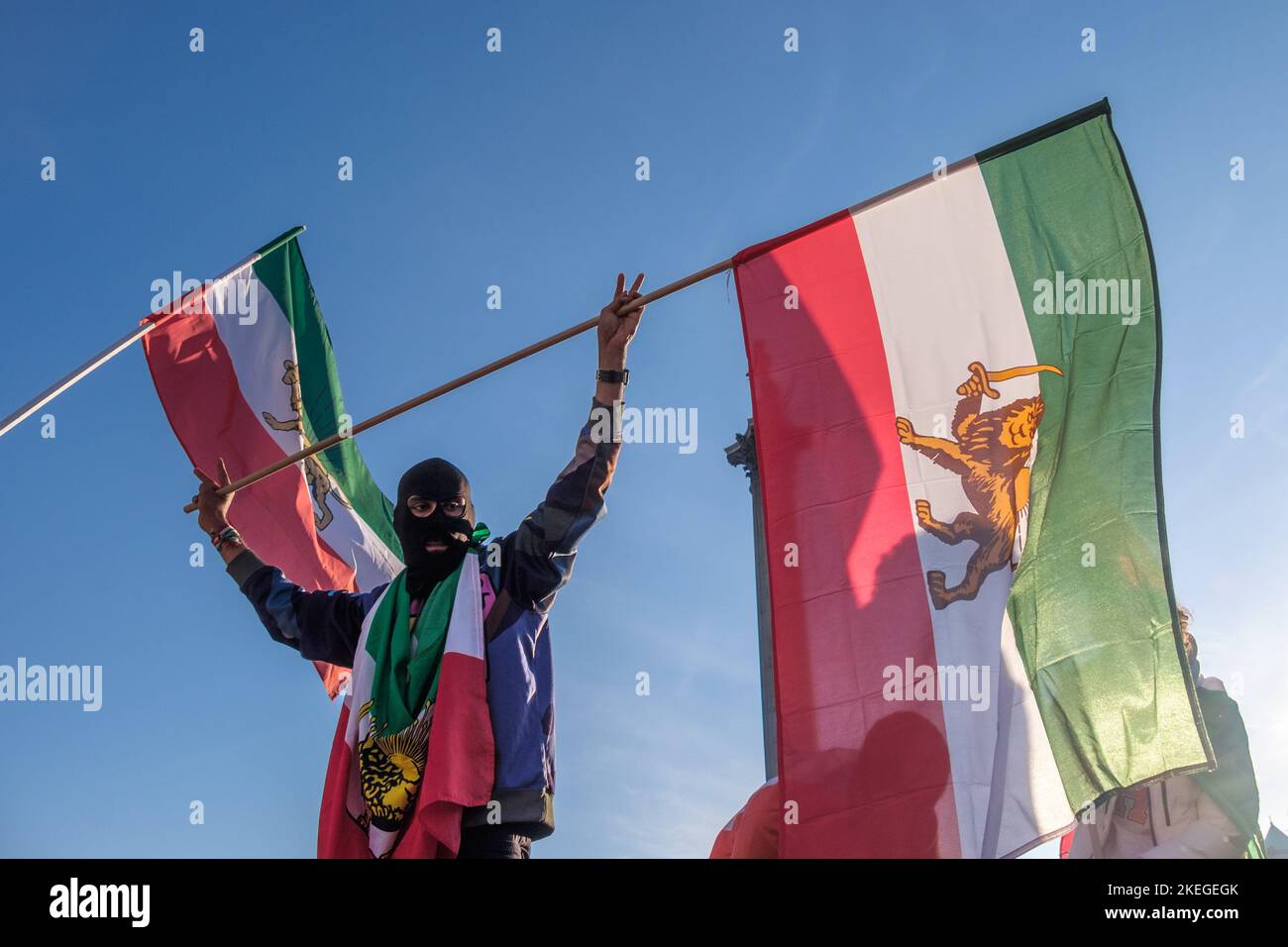 Pre revolution iranian flag hi-res stock photography and images - Alamy