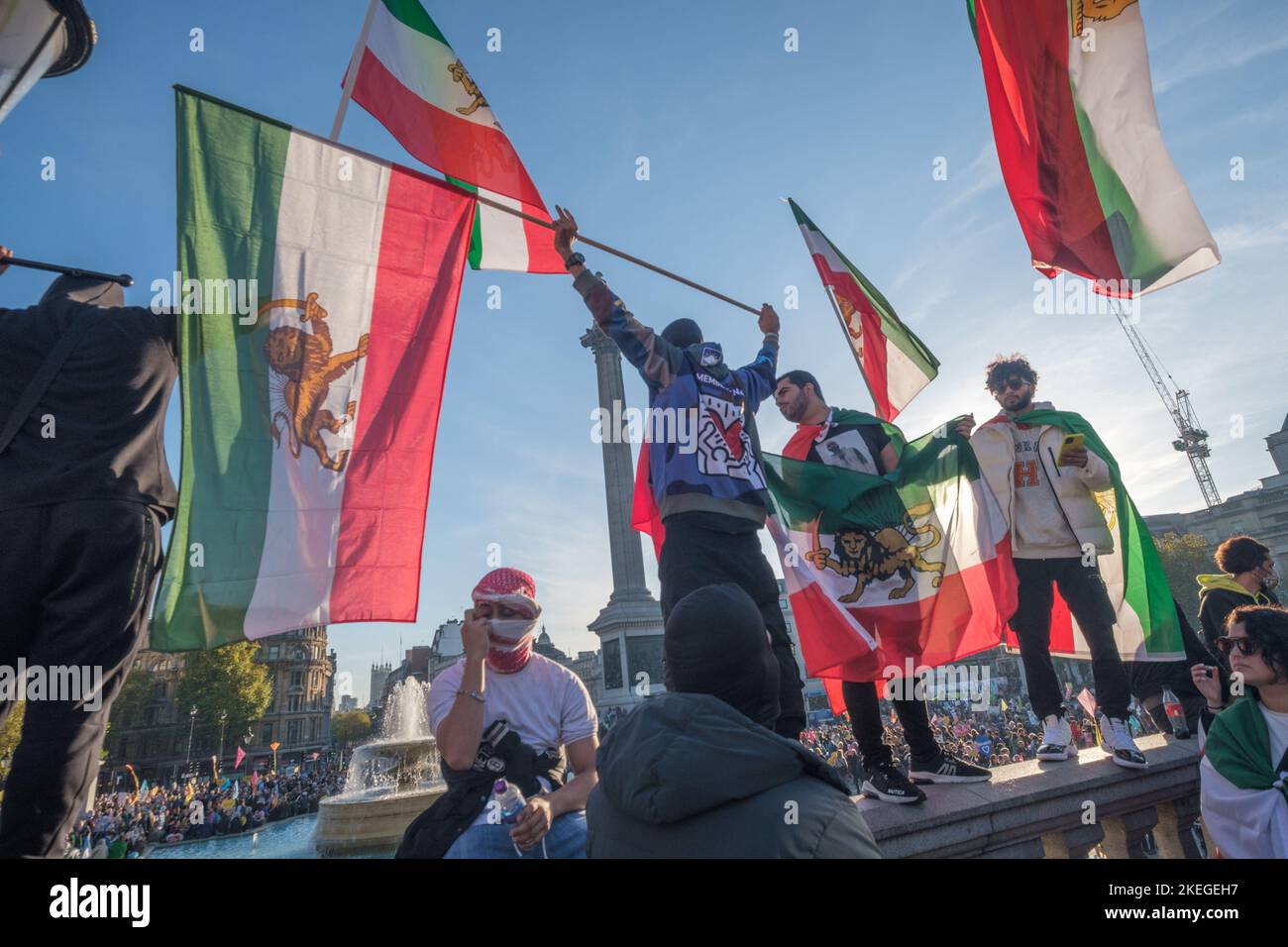 Pre revolution iranian flag hi-res stock photography and images - Alamy