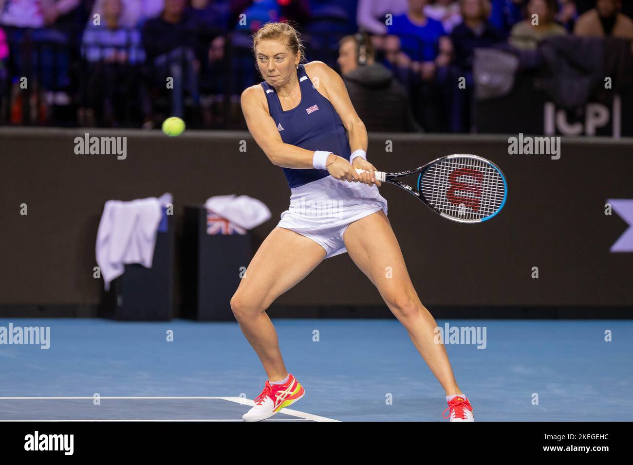 Glasgow, Scotland 12th November 2022. Storm Sanders and Samantha Stosur ...