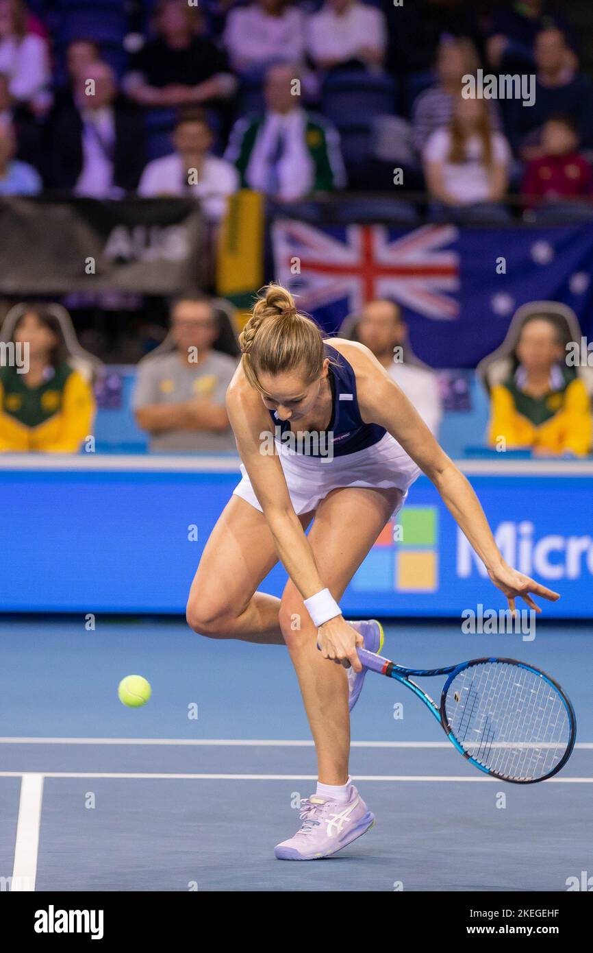 Glasgow, Scotland 12th November 2022. Storm Sanders and Samantha Stosur ...
