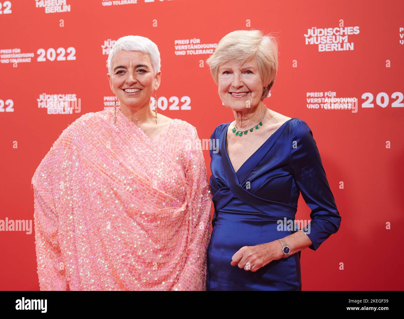 Berlin, Germany. 12th Nov, 2022. Hetty Berg (l), Director of the Jewish ...