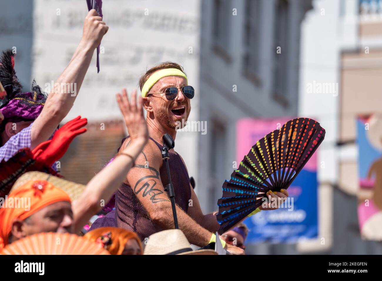 Brighton pride flags hi-res stock photography and images - Alamy