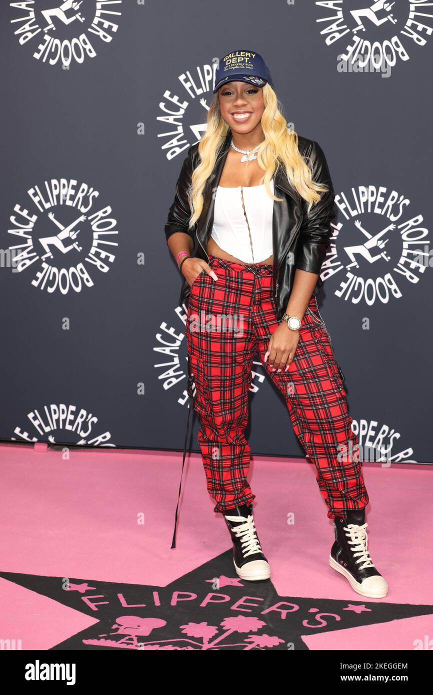 Guests attend the Opening of Flipper's Roller Boogie Palace in London ...