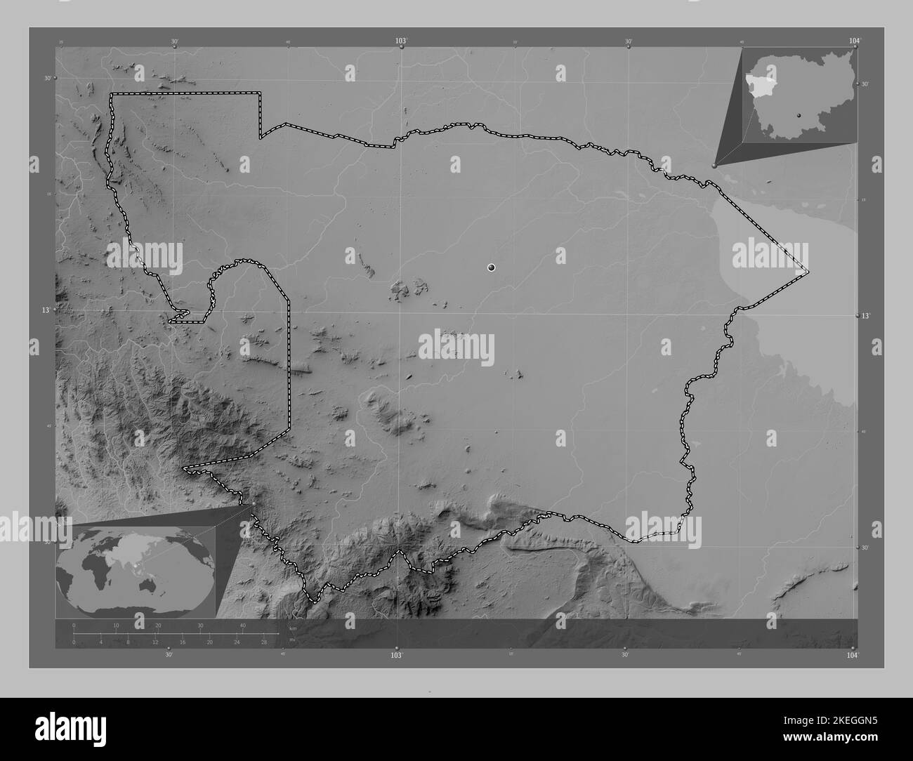 Map battambang province cambodia hi-res stock photography and images ...