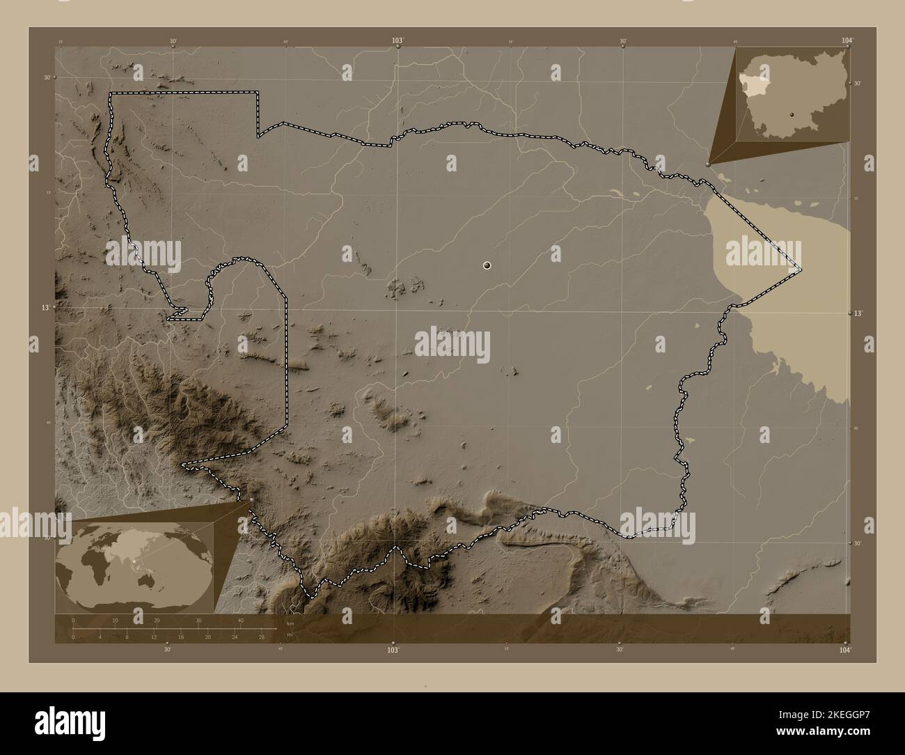 Map battambang province cambodia hi-res stock photography and images - Alamy