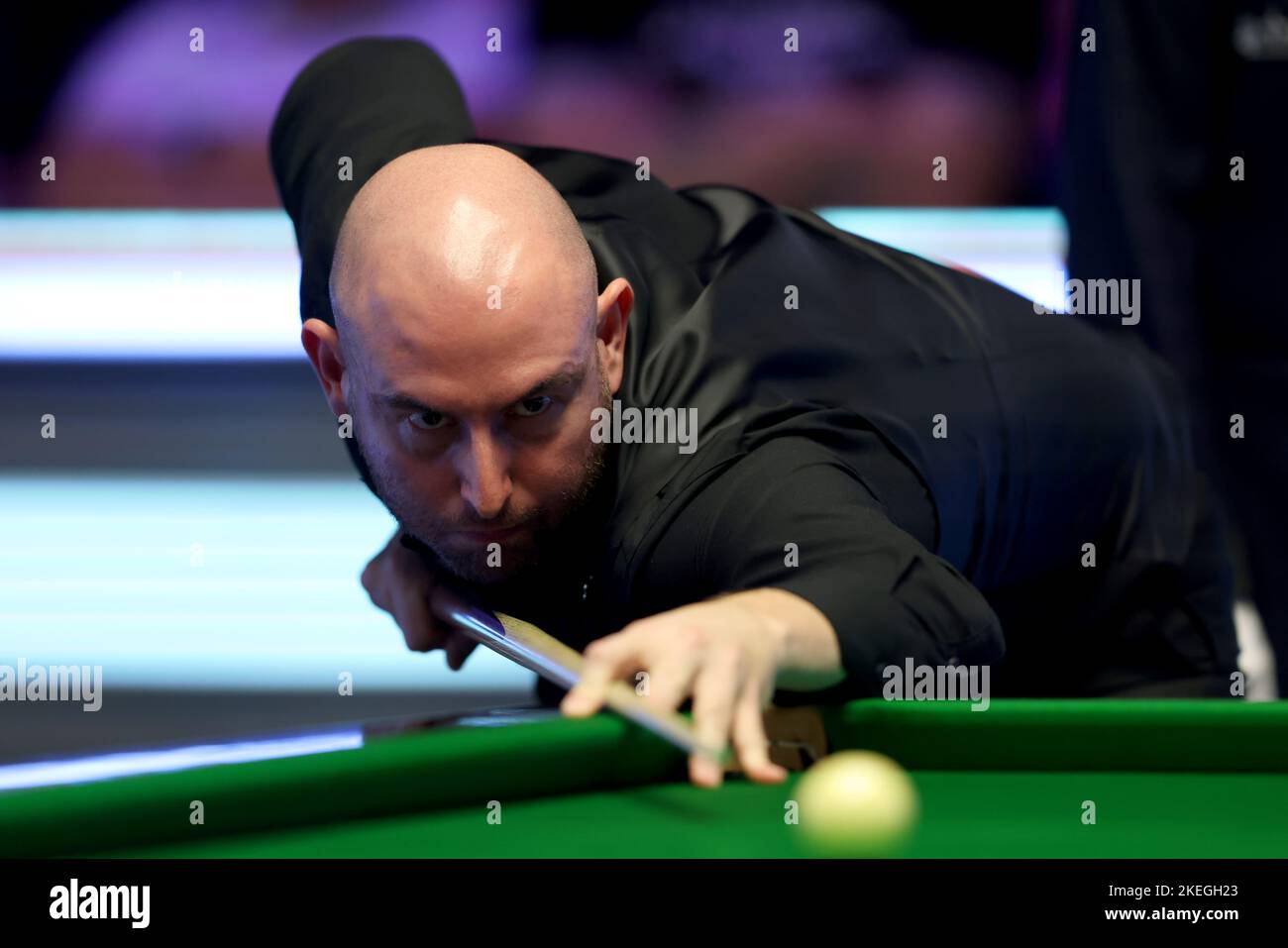 England’s Matthew Selt in action during his match against England’s ...