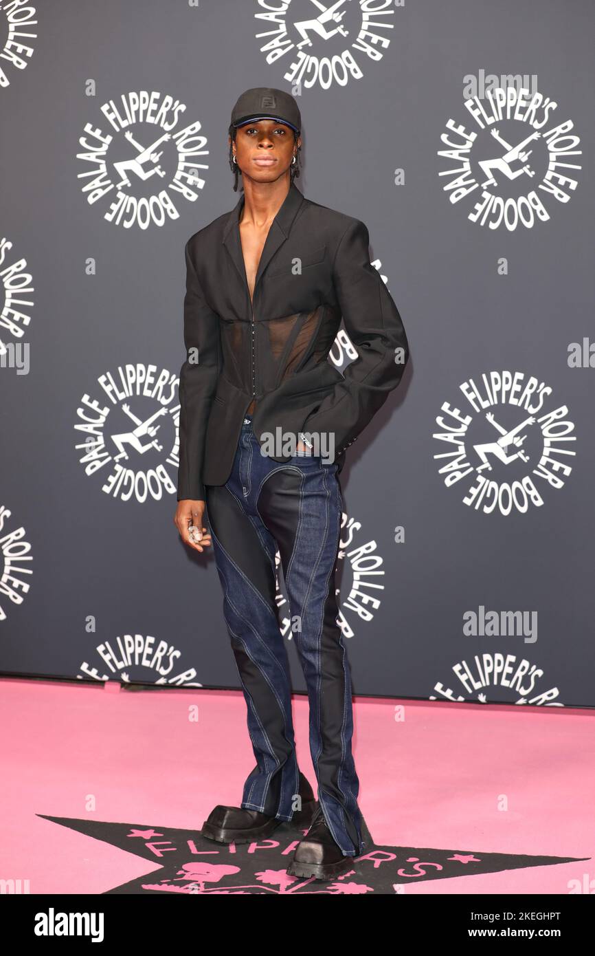 Yannick Konan attends the opening of Flipper's Roller Boogie Palace in ...